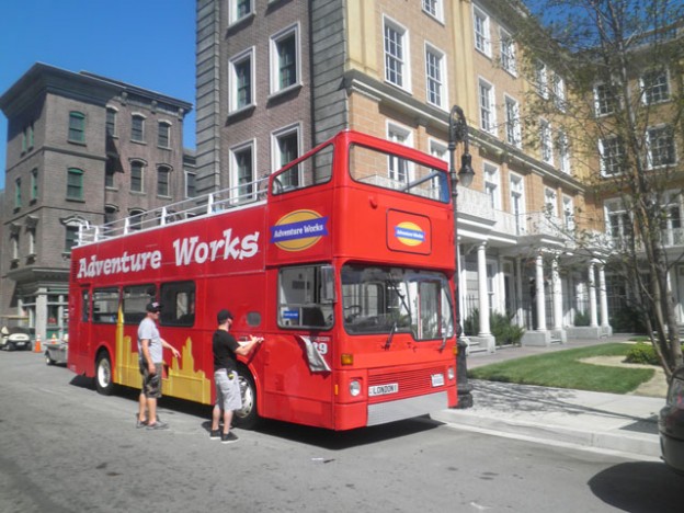 Microsoft TV Commercial Universal Studios - The Big Red Bus Company